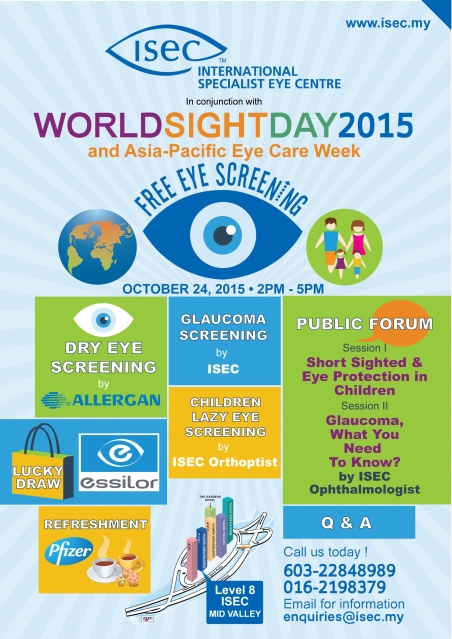 World Sight Day 2015 : Asia-Pacific Eye Care Week - INTERNATIONAL ...